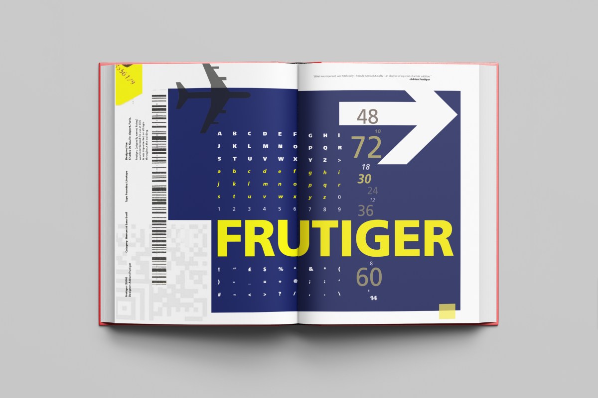 If the face fits(Part 1: Type Specimen book) Frutiger
