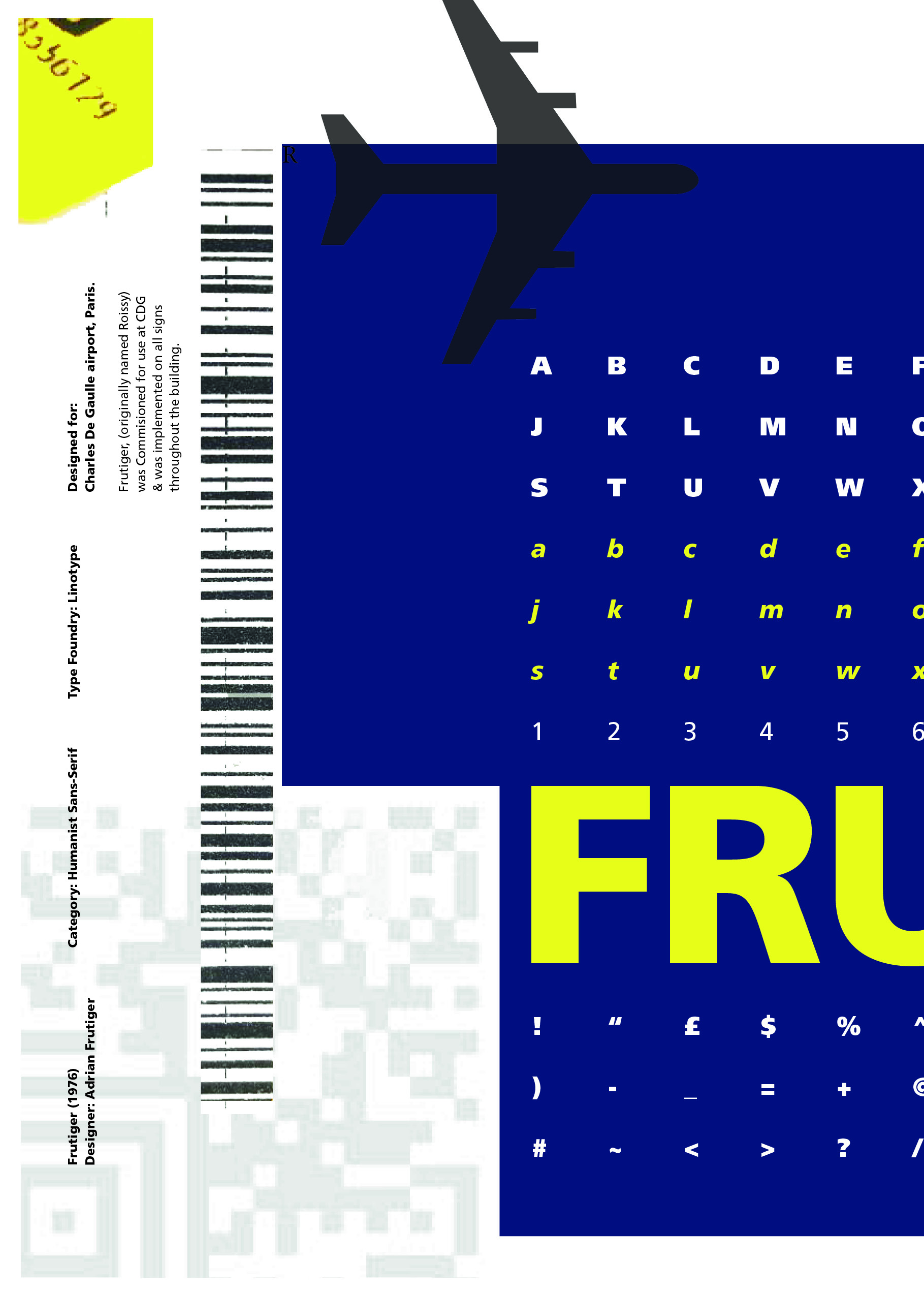 If the face fits(Part 1: Type Specimen book) Frutiger